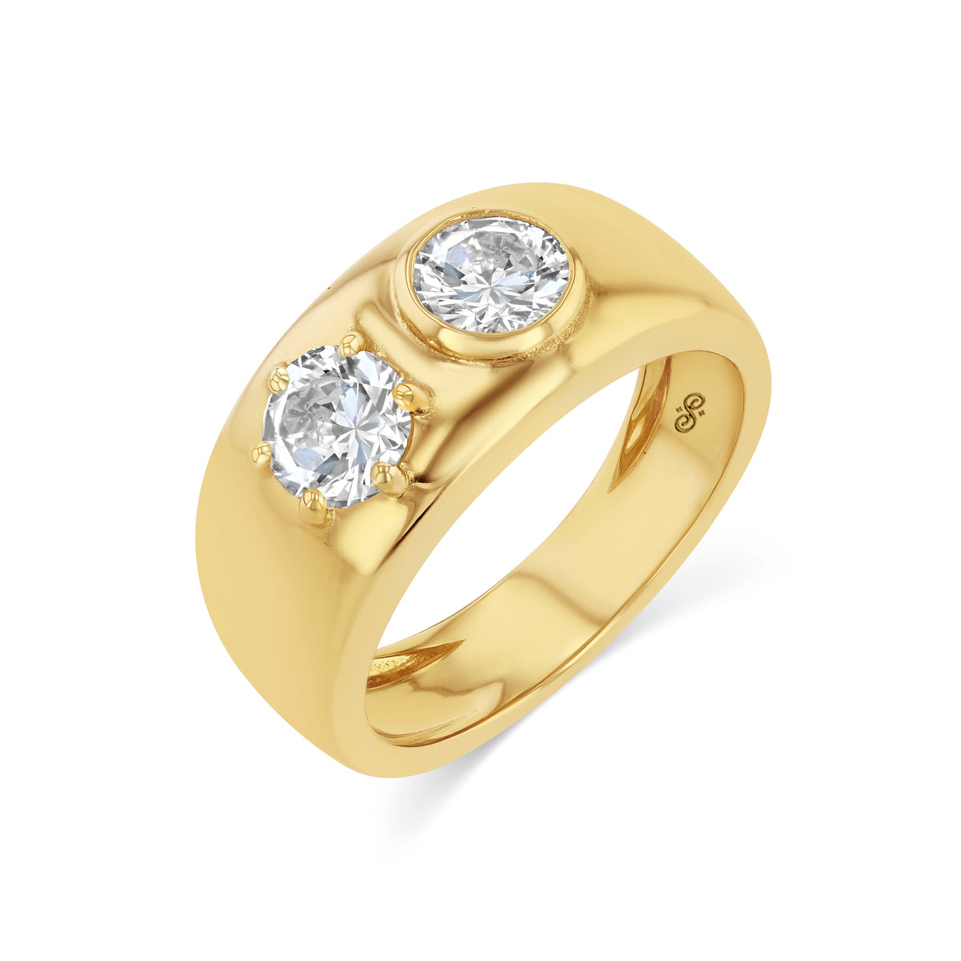 1.07tcw Round Diamond Barrett Ring – Starling