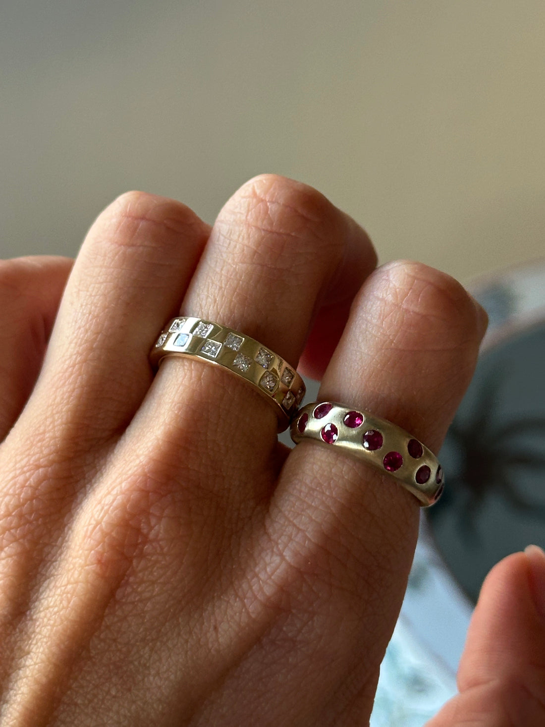 Checkerboard Ring – Starling