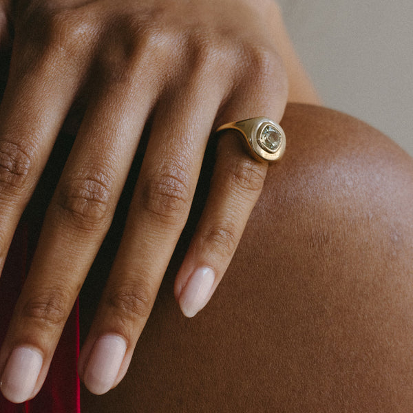 1.54CT GROSSULAR GARNET RIPPLE RING – Starling