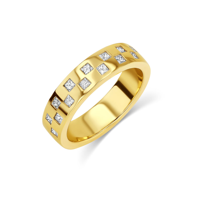 Checkerboard Ring – Starling