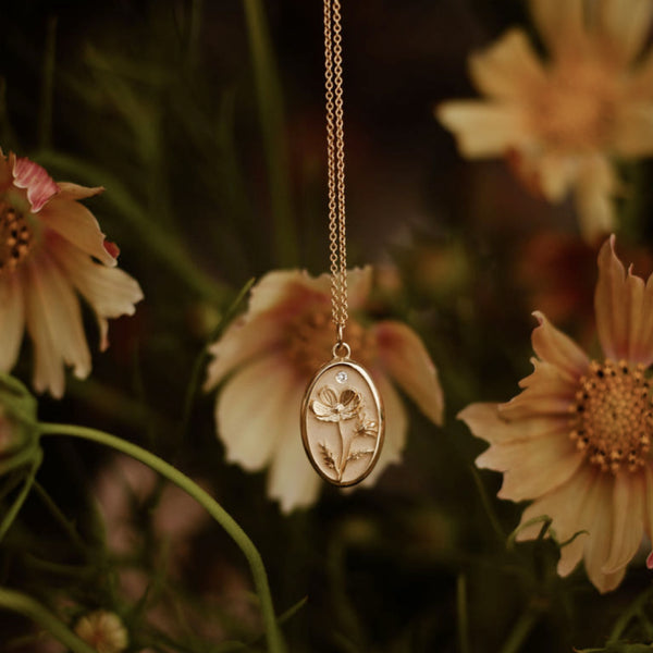 Peony Flower Charm | Starling Jewelry