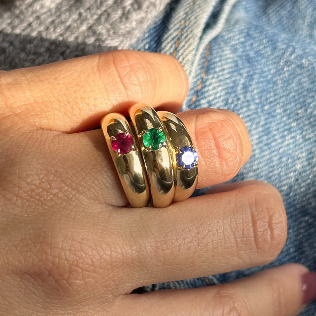 Ruby Petite Cloud Ring – Starling