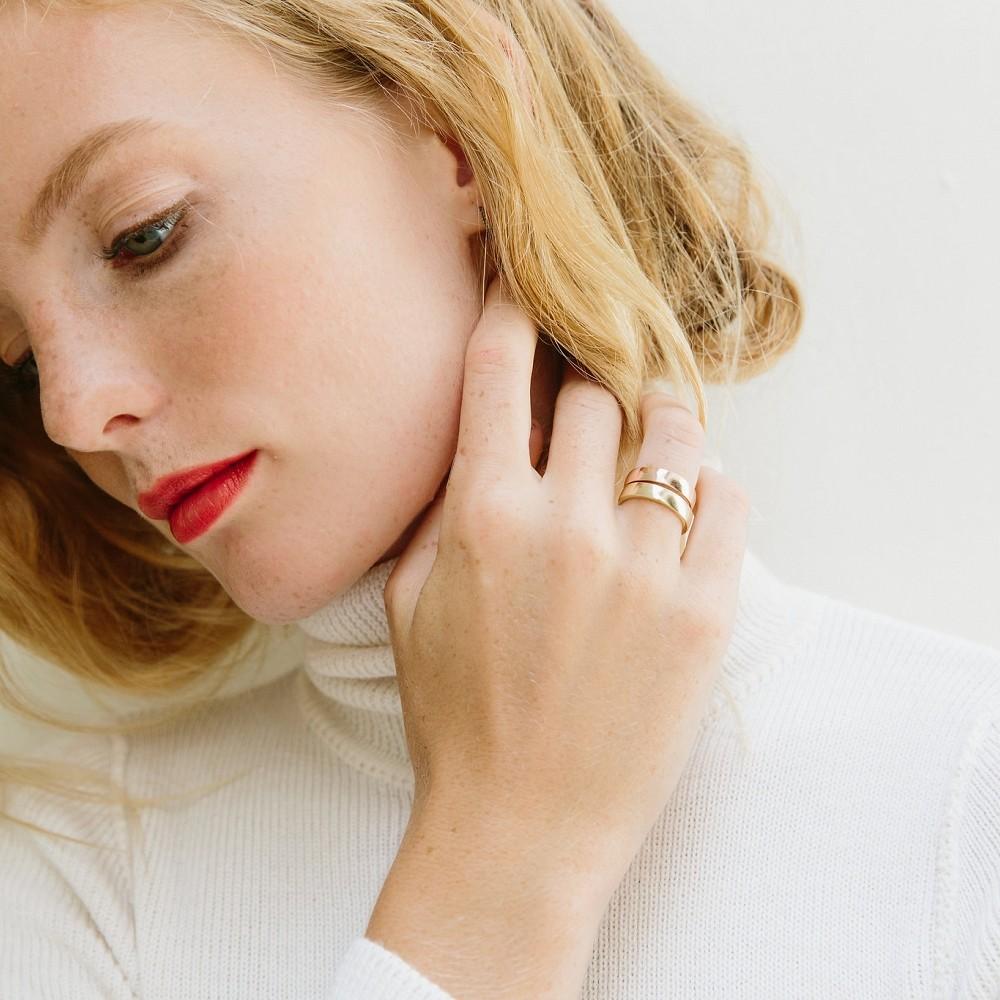 CLASSIC WIDE GOLD BAND | 4.5mm Wide Ring – Starling