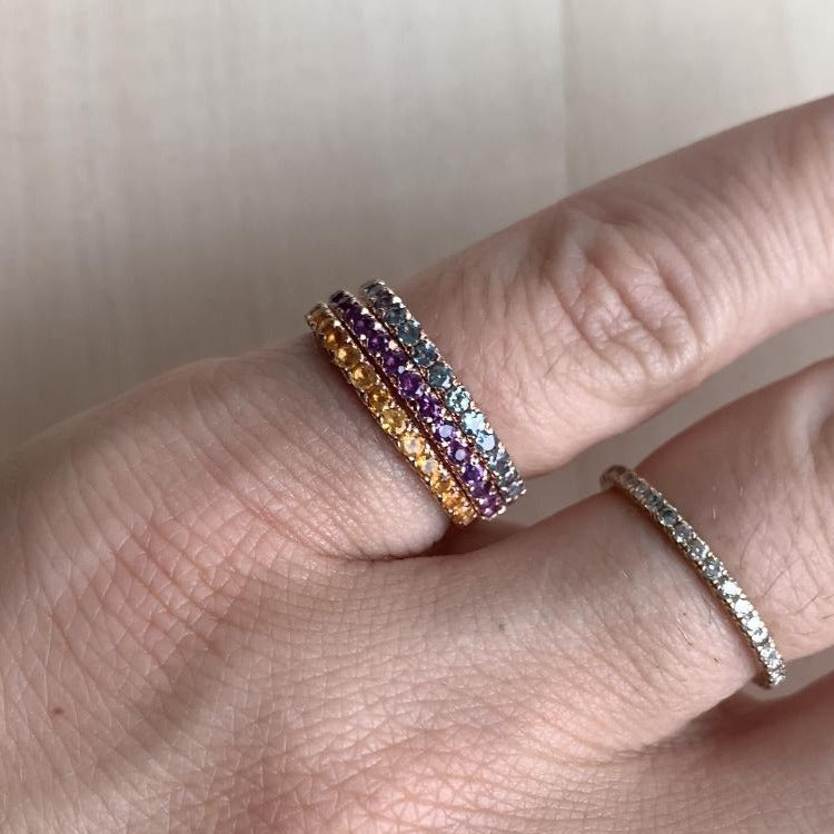 alexandrite eternity ring