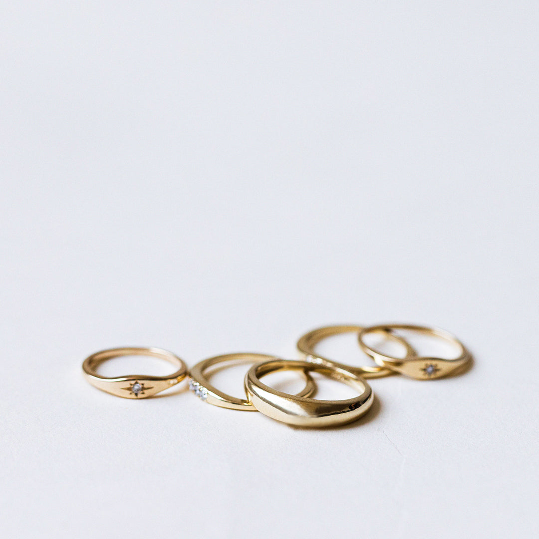 Gold Dome Ring – Starling